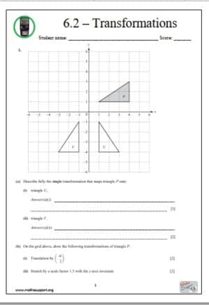 Maths IGCSE Topic 06.02: Transformations – (0607)